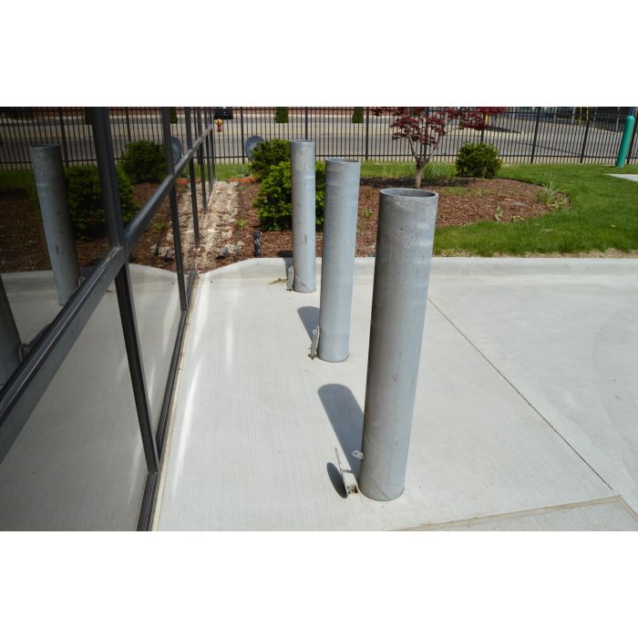 Galvanized Bollard Covers Galvanised Mild Steel Bollards | Mild Steel