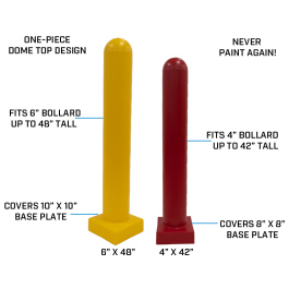Plated Bollard Covers